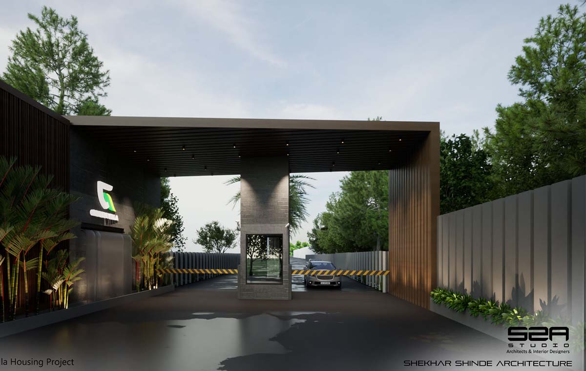 project name green villa housing at sangwade pune client name mr ...