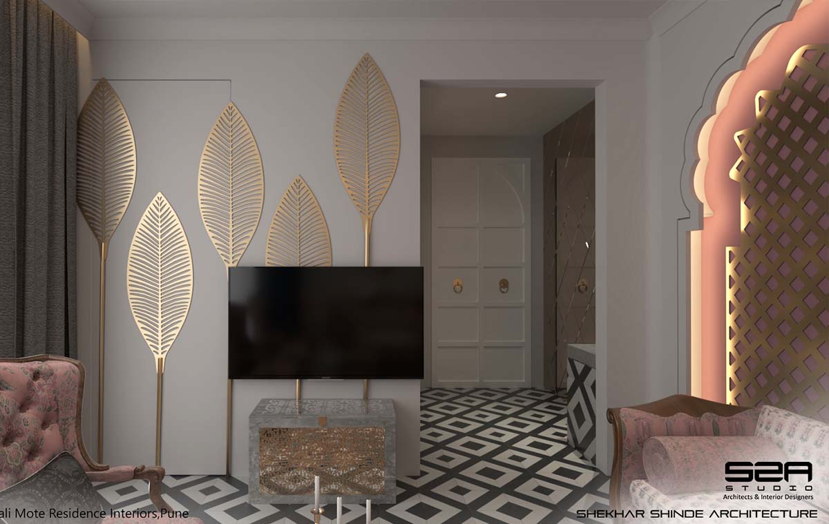 project name mrs mote residence interiors client name mrs sonali mote ...